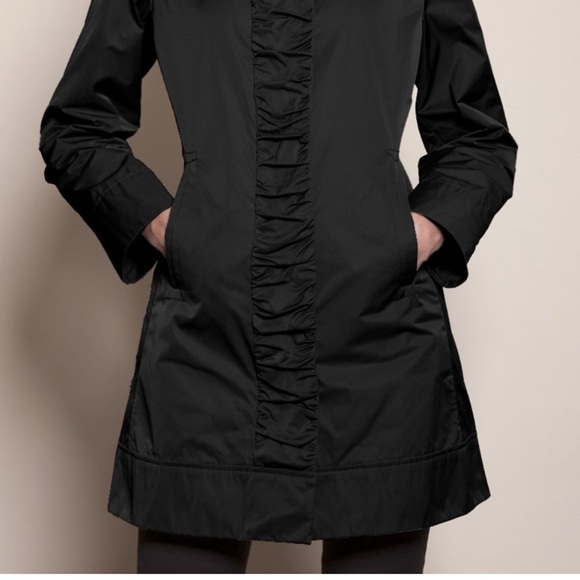 RAINFOREST | Jackets & Coats | Rainforest Ruched Front Ruffled Packable ...